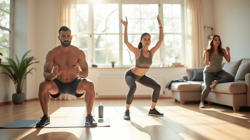 Los 10 mejores ejercicios de fuerza para hacer en casa sin material ...